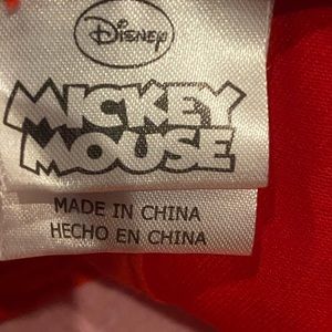 Disney | Accessories | Mickey Mouse Baseball Cap Boys Red 3d Hat Disney ...